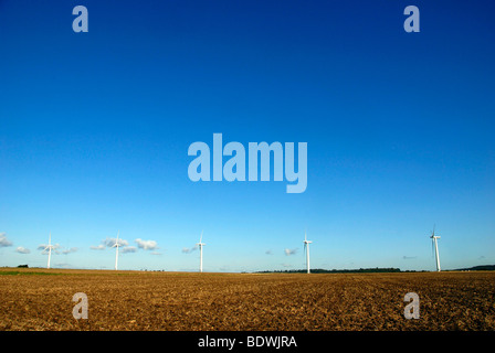Westmill West Mill Wind Turbines Watchfield Swindon Wiltshire UK Field ...