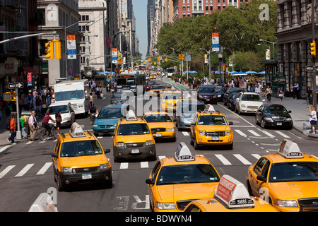 Midday on New York City Streets Stock Photo - Alamy