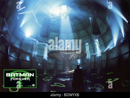 BATMAN FOREVER 1995 Warner film with Jim Carrey as The Riddler Stock ...