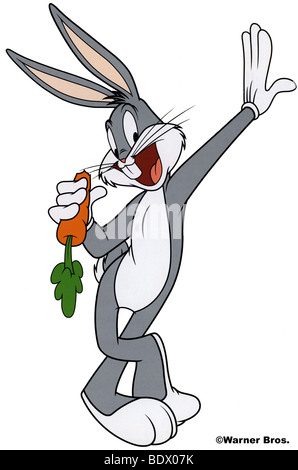 BUGS BUNNY - Warner Bros cartoon character in the Looney Tunes series ...