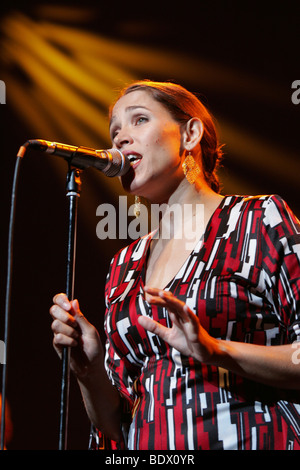 China Forbes, singer and front woman of the U.S. band Pink Martini ...