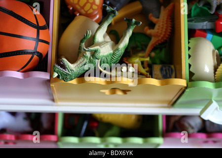 Boxes full of toys Stock Photo - Alamy