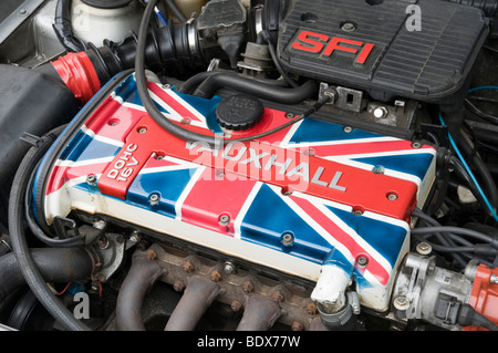 Vauxhall car engine Stock Photo - Alamy