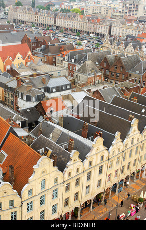 Aerial view of Arras. Nord-Pas de Calais, Artois region. France Stock ...