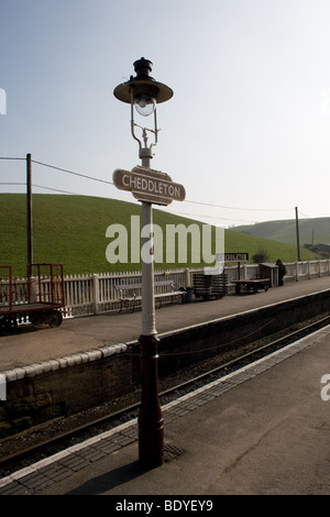 Cheddleton Restored Railway Station Stock Photo - Alamy