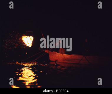 Ukai - fishing with cormorants Arashiyama, Kyoto, Japan Stock Photo - Alamy