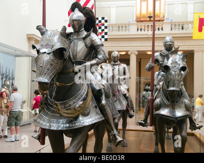 Arms and Armor Court, Metropolitan Museum of Art, New York, USA Stock ...