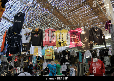 Bazaar with faked clothes near Kusadasi Turkey Stock Photo - Alamy