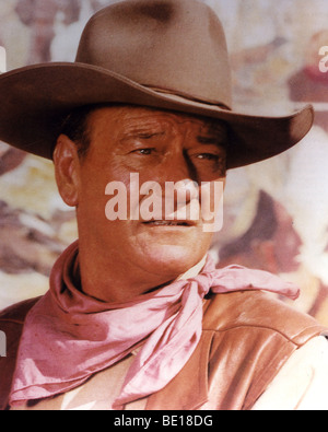 JOHN WAYNE (1907-1979) US film actor famous for his roles in Western ...