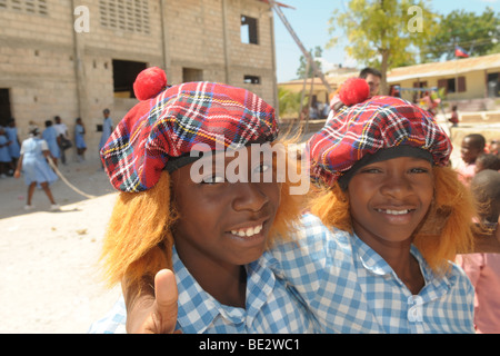 Children wearing Scottish' See you Jimmy' hats Stock Photo - Alamy