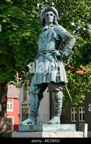 Statue of Peter Jansen Wessel Tordenskjold Stock Photo - Alamy