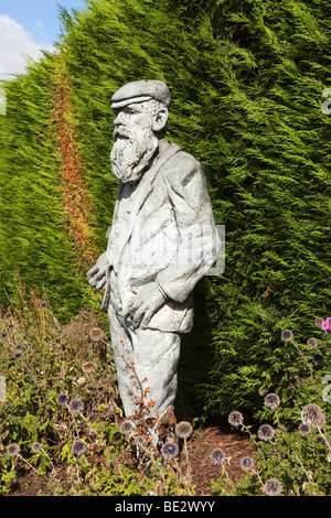 Stafford, town centre floral display outside the Stafford Department ...