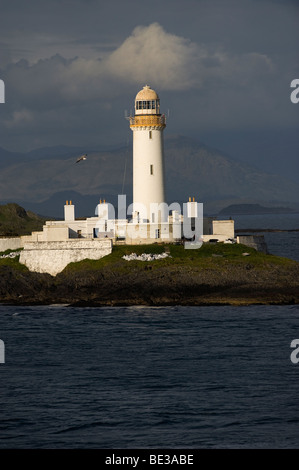 Eilean Musdile lighthouse, southern tip of island of Lismore, Firth of ...