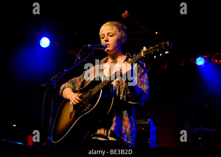 The British folk-pop singer Laura Marling live at the Schueuer venue ...
