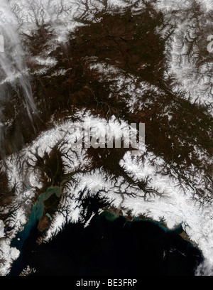 Cook Inlet Satellite Stock Photo - Alamy