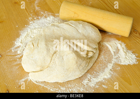 raw yeast dough, top view Stock Photo - Alamy