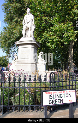 Borough of Islington street sign Stock Photo - Alamy