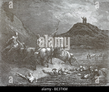 The Centaurs--Nessus by Gustave Dore Stock Photo - Alamy
