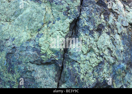 Bluish green rock surface Stock Photo - Alamy