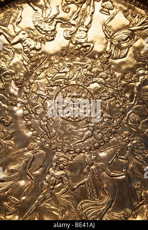 London. England. British Museum. The Mildenhall Great Dish, aka Neptune ...