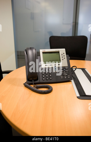 Cisco IP phone on the desk in a meeting room Stock Photo - Alamy