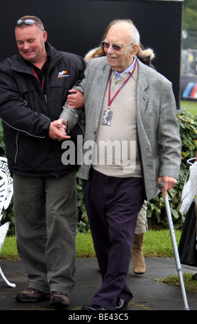 Tom wheatcroft owner of donington park at his race circuit at a ...