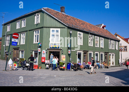 Trondheim Norway street scene Stock Photo - Alamy