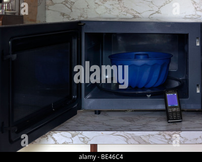 Beyond Smart Microwave with laser scanner which reads barcodes on ...
