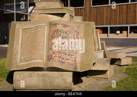 Books of Knowledge, a sculpture representing the illuminated books ...