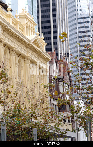 Western Australia Perth Contrast of old and new architecture Bank West ...