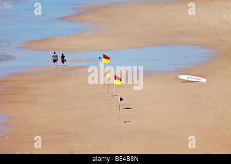 Swim between the flags - Australia Stock Photo - Alamy