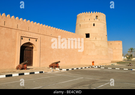 Historic adobe fortification Liwa Fort or Castle, Batinah Region ...