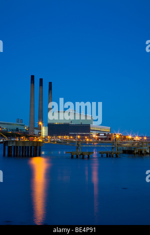 Ballylumford Power Station on Larne Lough Stock Photo - Alamy