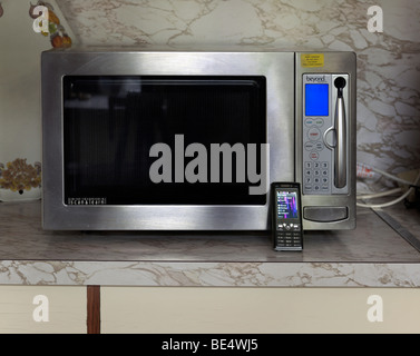 Beyond Smart Microwave with laser scanner which reads barcodes on ...
