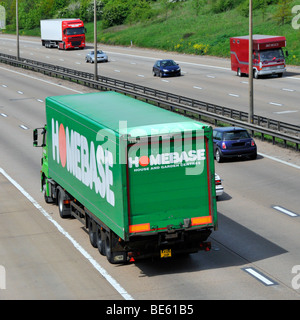 Homebase delivery lorry Stock Photo - Alamy