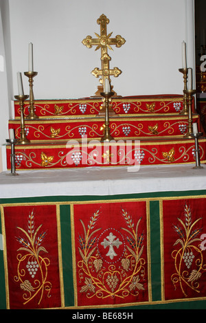 A cross hanging in the hand. The cross is a symbol of victory for ...