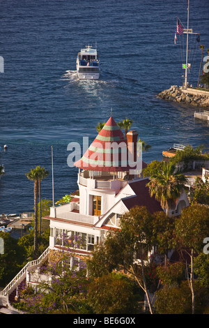 AVALON, CA, USA - Holly Hill House, built by Peter Gano, on Santa ...
