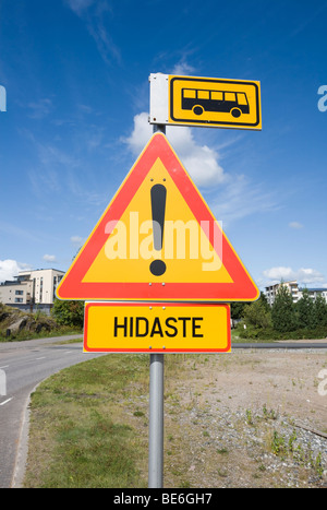 traffic signs Finland Stock Photo: 25952778 - Alamy