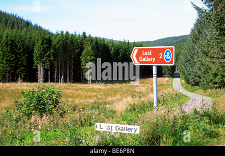 Lost. Strathdon, Aberdeenshire, Scotland. Road sign Stock Photo ...