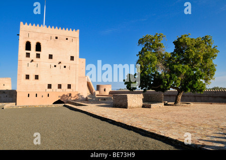 Historic adobe fortification Liwa Fort or Castle, Batinah Region ...