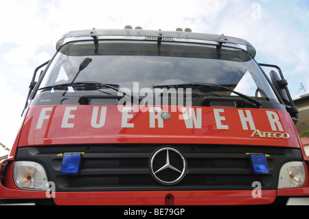 A Mercedes fire truck from the Fire Department of Antwerp, Unit A15 ...