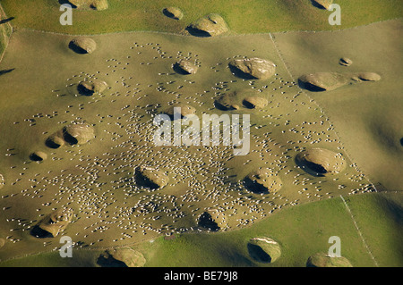Sinkholes, Craigmore, Maungati, near Timaru, South Canterbury, South ...