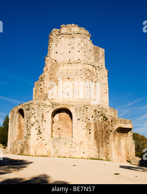 la Tour Magne, "the Great Tower", a ruined Roman tower on Mont Cavalier ...