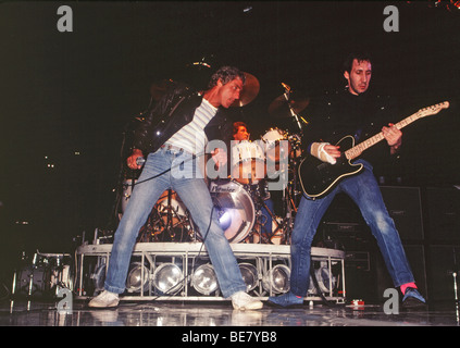 THE WHO Keith Moon at left and Pete Townshend in 1967 with Manager Kit ...