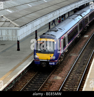 First Scot Rail Train Stock Photo - Alamy