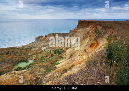 Cliff erosion with landslip on the North Norfolk coast between ...