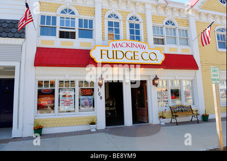 Fudge and candy are products of Mackinaw mackinac Island in Michigan ...