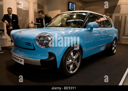 Trabant nt. Electric car concept at a European Motor Show Stock Photo ...