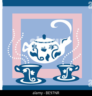 Tea for Two Stock Photo - Alamy