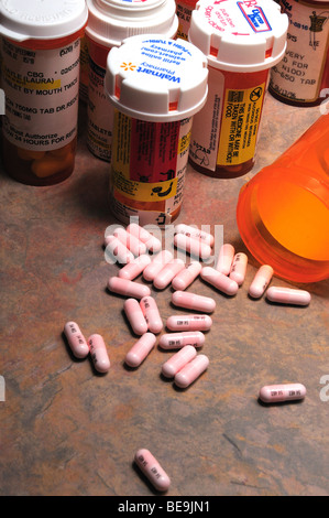 Lithium, a prescription medication used to treat bipolar disorder Stock ...